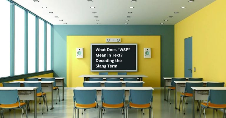 What Does “WSP” Mean in Text? Decoding the Slang Term - Noun Master