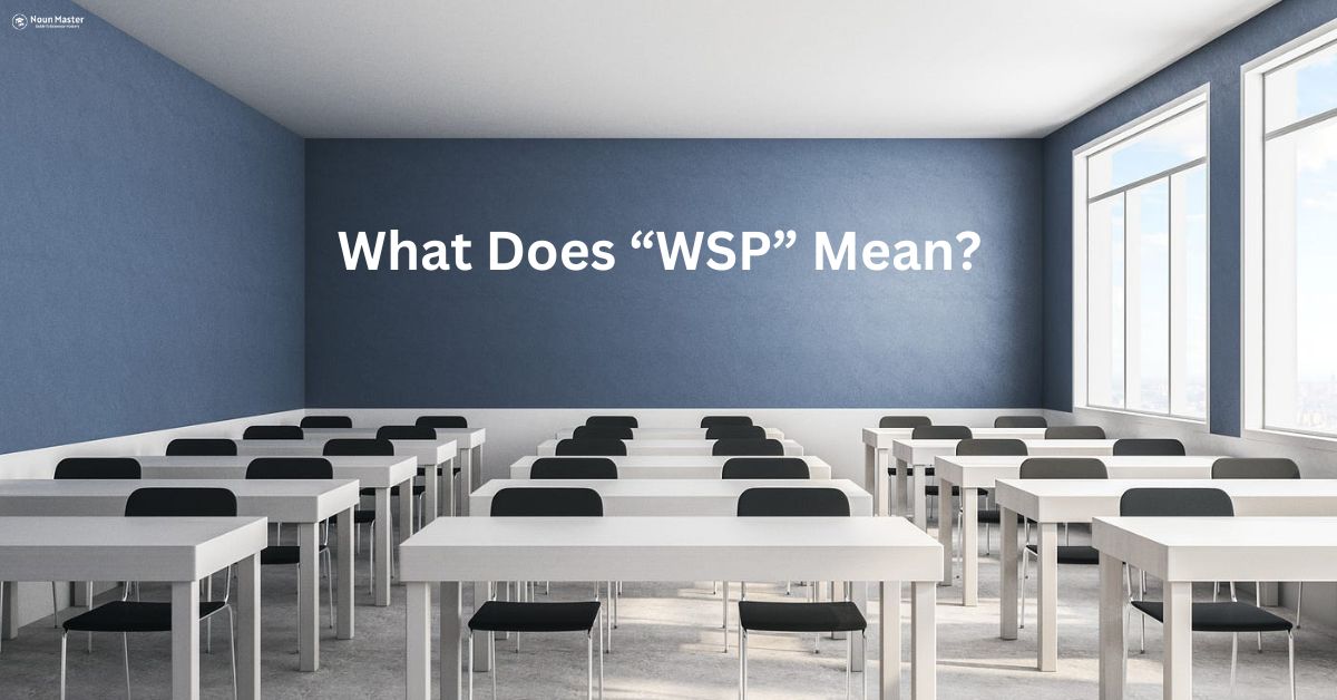 What Does “WSP” Mean in Text? Decoding the Slang Term - Noun Master