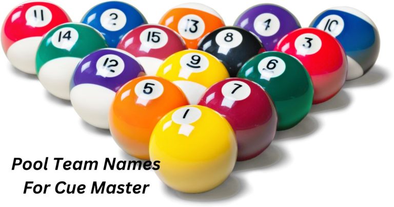 500+ Pool Team Names For Cue Master [Cool, Clever, & Funny]